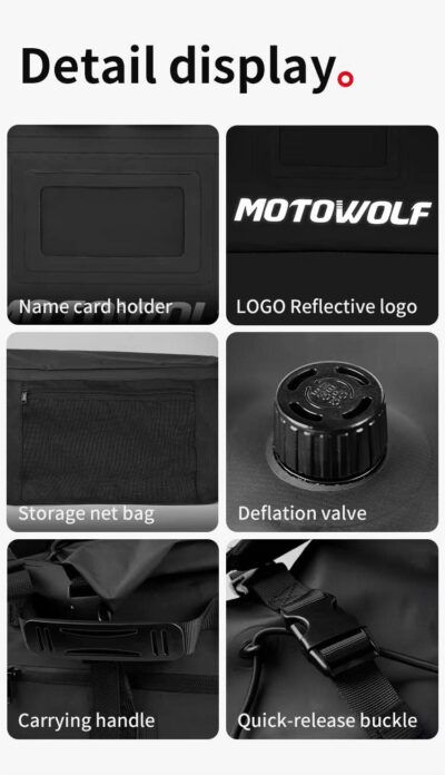 Túi Sau Xe Chống Nước Motowolf MB9 - Motowolf